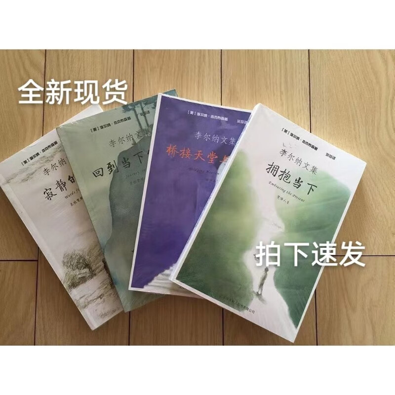李尔纳文集 拥抱当下 回到当下的旅程 寂静的智慧 桥接天堂与人间 四本合售
