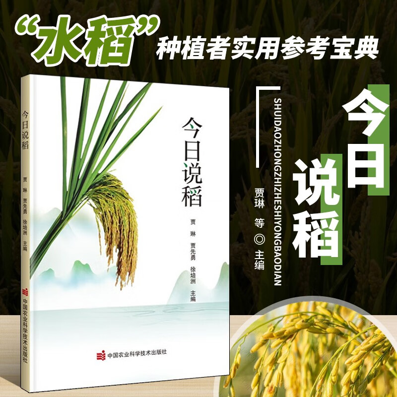 今日说稻 水稻种植农民技术培训指导书籍 高效实用水稻栽培技术经验书 水稻田间诊断答疑解难手册 水稻田间肥水管理病虫害防治种水稻书 水稻种植技术大全书 农作物农艺学农业基础科学书 中国农业科学技术出版社