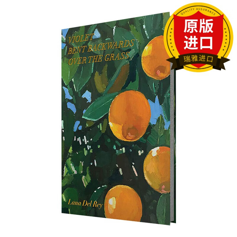 英文原版 Lana Del Rey 拉娜德雷诗歌集 精装 打雷姐 Violet Bent Backwards Over the Grass 歌手 新书 雷姐诗集 英语书籍
