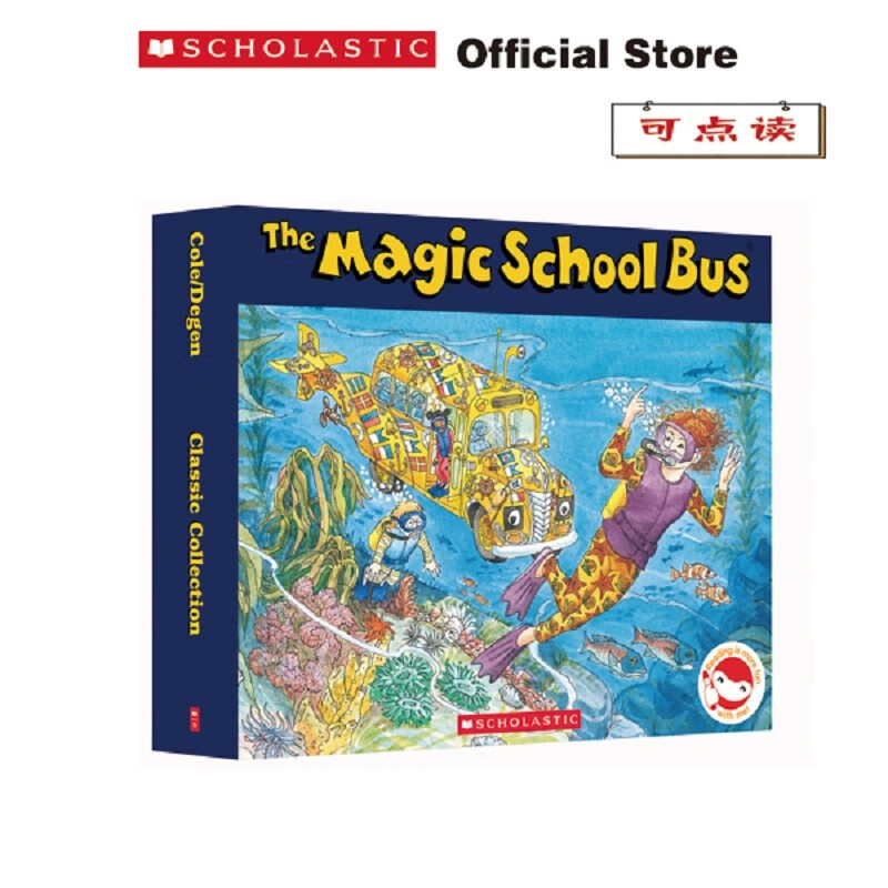 神奇校车 Magic School Bus经典版绘本6册盒装 学乐点读笔可点读