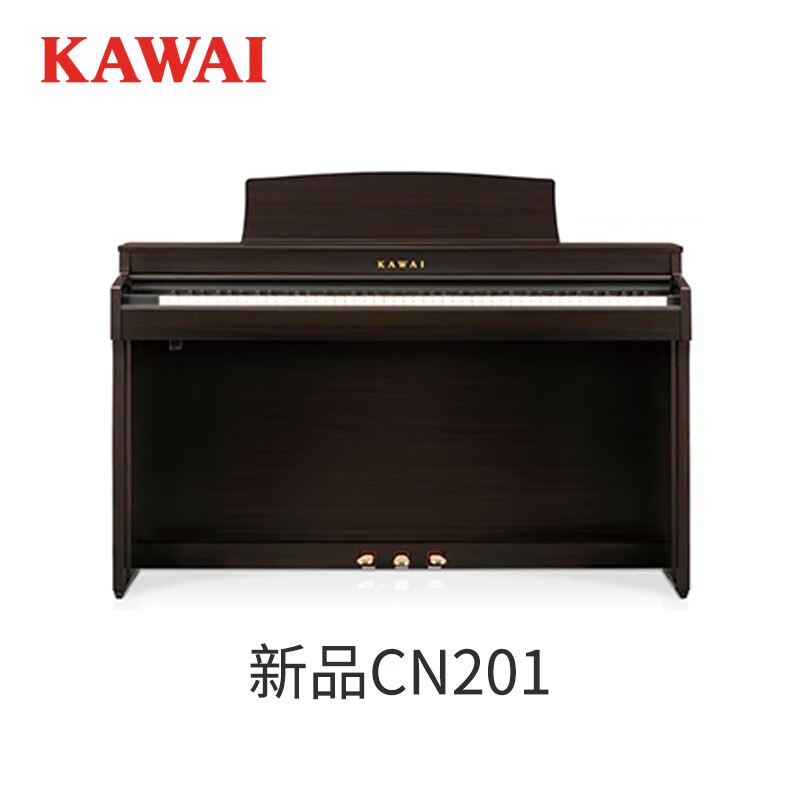 KAWAI卡瓦依CN29CN201立式88键重锤电钢琴卡哇伊家用专业象牙 CN201+高级琴凳礼包