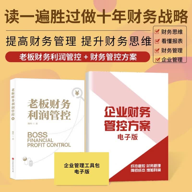 【财务利润管控工具包】老板财务利润管控 助力老板做好财务筹划 提升企业利润 财务管理工具包 金税四期老板应备的财税方案 【老板财务利润】+财税工具包