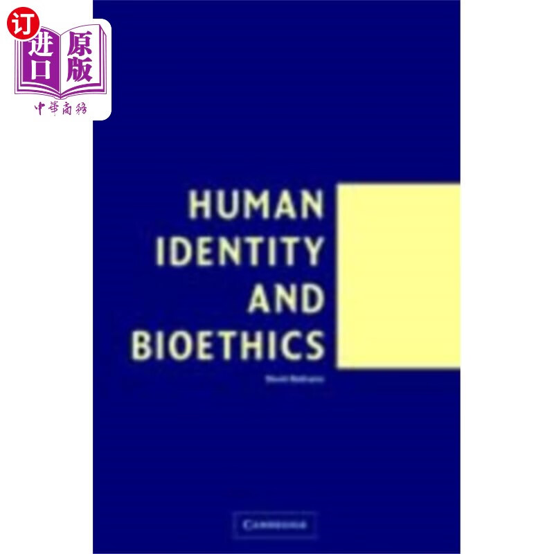 海外直订Human Identity and Bioethics 人类同一性与生物伦理学