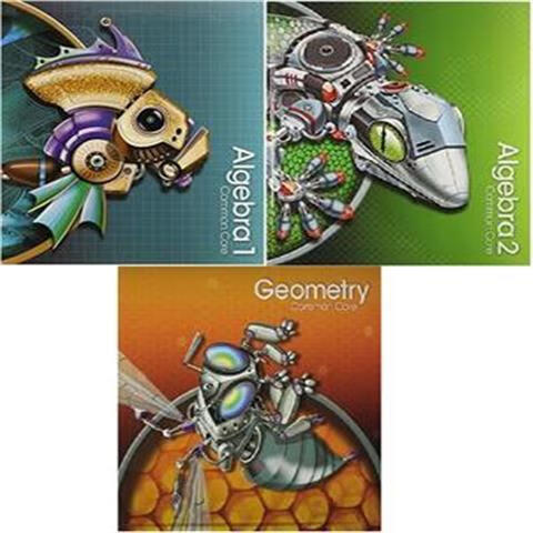 彩色High School Common Core Algebra 1 2 Geometry 全彩纸质Algebra 1
