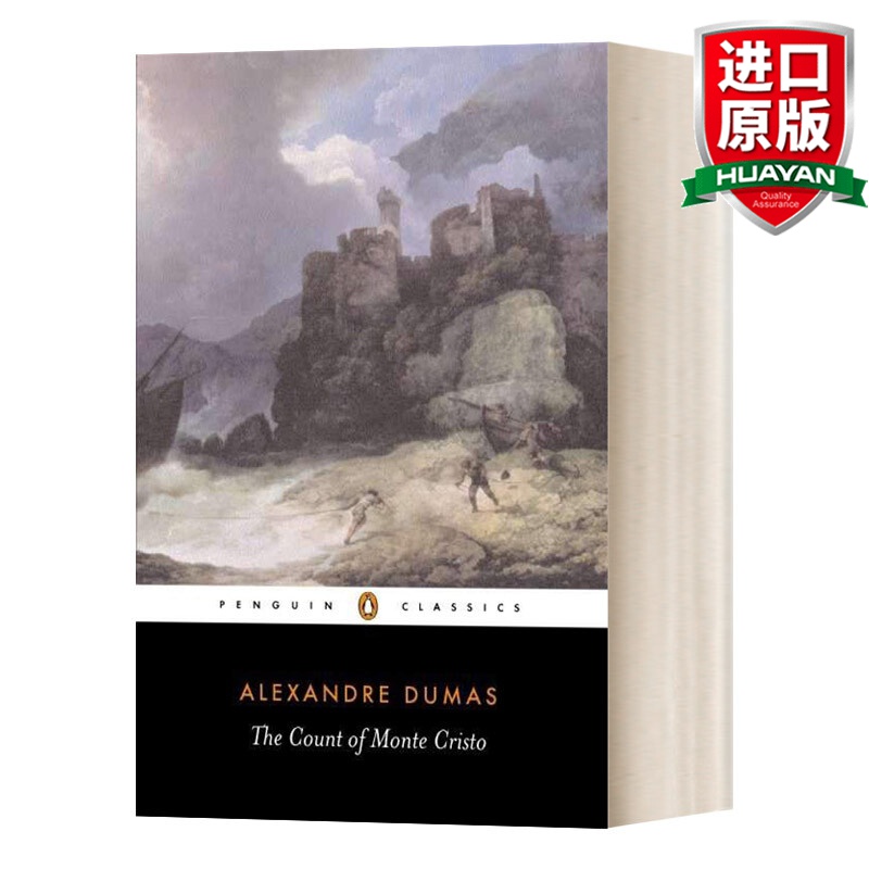 Count Of Monte Cristo 英文原版 基督山伯爵 黑经典 英文版 进口英语原版书籍