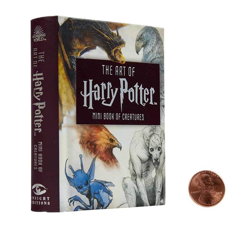 英文原版 The Art of Harry Potter Mini Book of Creatures 哈利波特艺术画册设定集 神奇动物迷你书