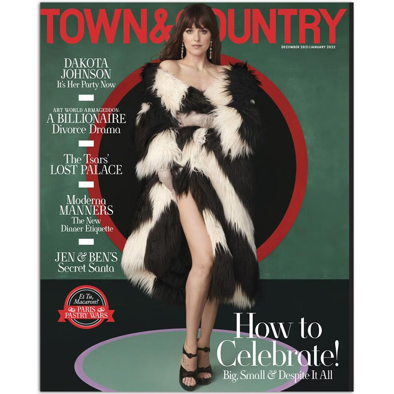 【单期可选】Town&Country 城市与乡村 2023年月刊 美国生活杂志 2022年1月刊