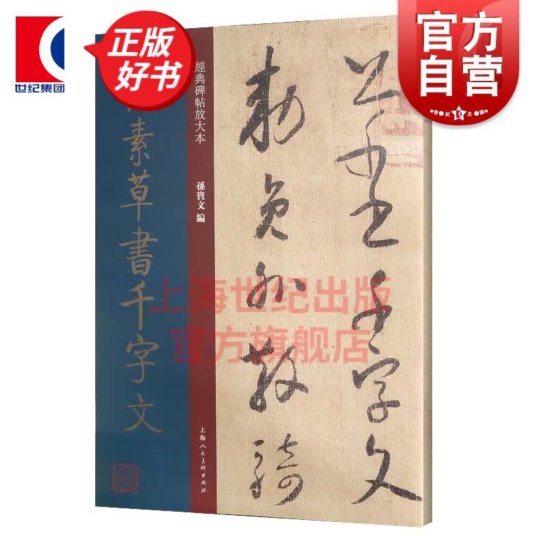 经典碑帖放大本—怀素草书千字文 孙宝文 著 上海人民美术出版社