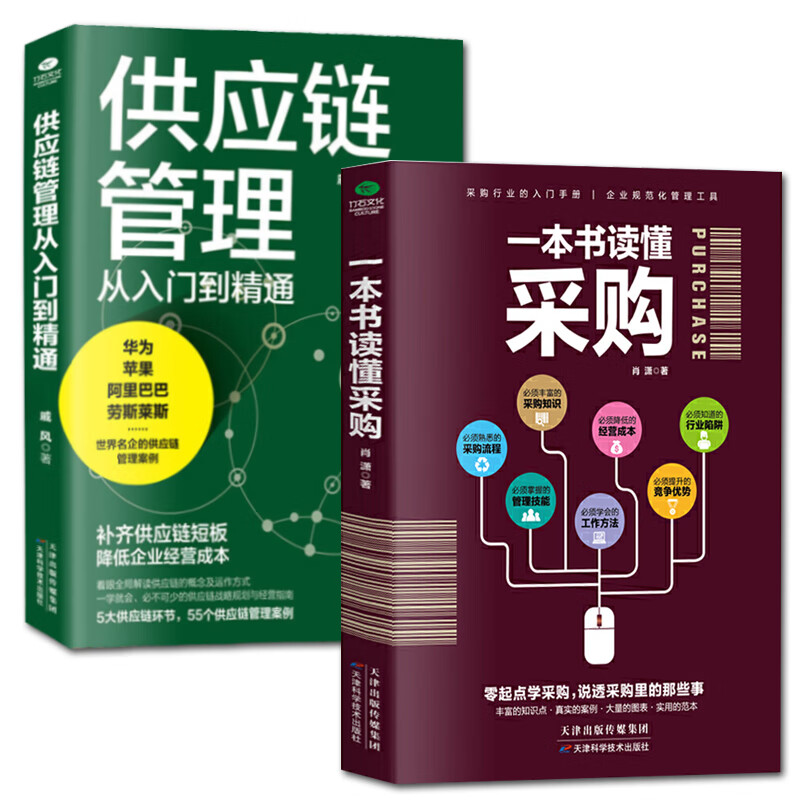 2本一本书读懂采购与供应链管理从入门到精通企业采购成本控制与供应商管理从零开始学习采购库存盘点与