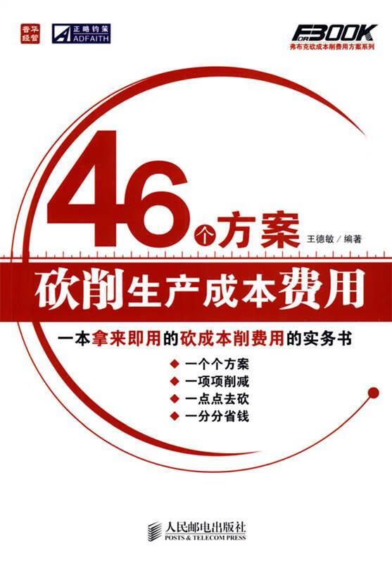 46个方案砍削生产成本费用