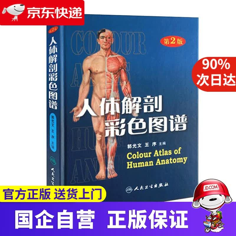 人体解剖彩色图谱 郭光文 等主编 人民卫生出版社 9787709859