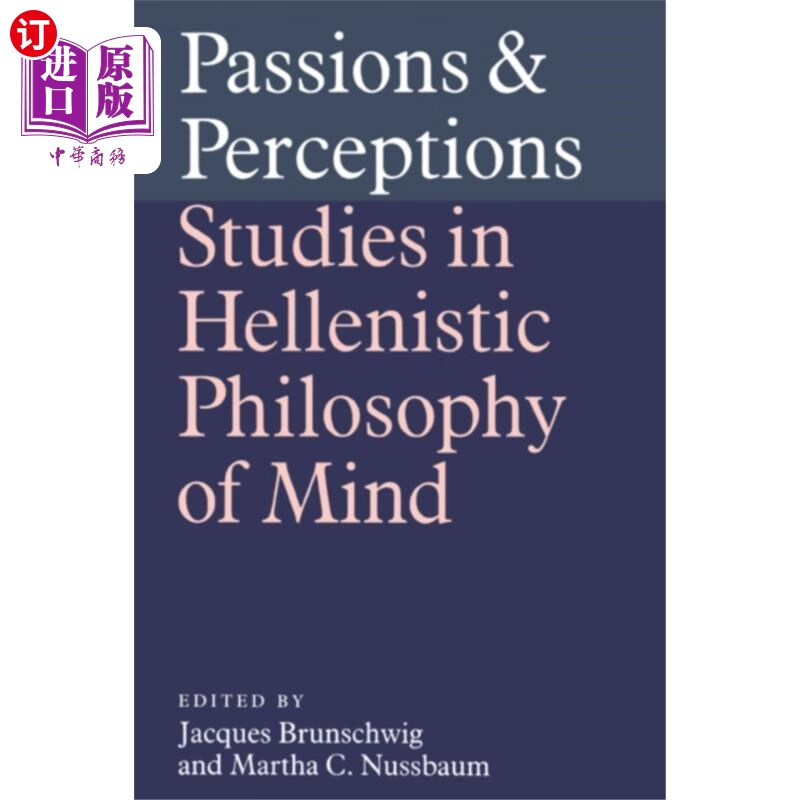 海外直订Passions and Perceptions 激情与感知