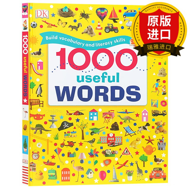 DK常用英语1000词 英文原版绘本 1000 Useful Words儿童启蒙英语3-6岁亲子读本 精装