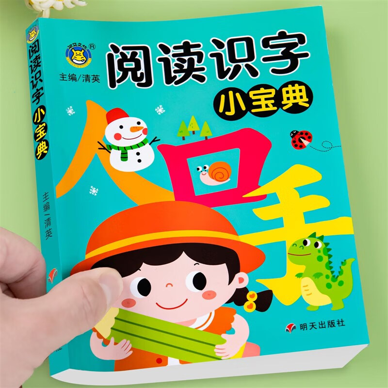 识字书幼儿认字启蒙早教书籍学前班识字卡片一年级2-3一6-8岁儿童绘本幼小衔接教材幼儿园宝宝学汉字神器趣味看图象形识字大王绘本阅读识字小宝典 阅读识字小宝典