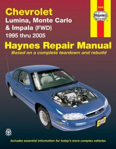 Chevrolet Lumina, Monte Carlo & Impala FWD (1995-2005) Haynes Repair Manual (USA)