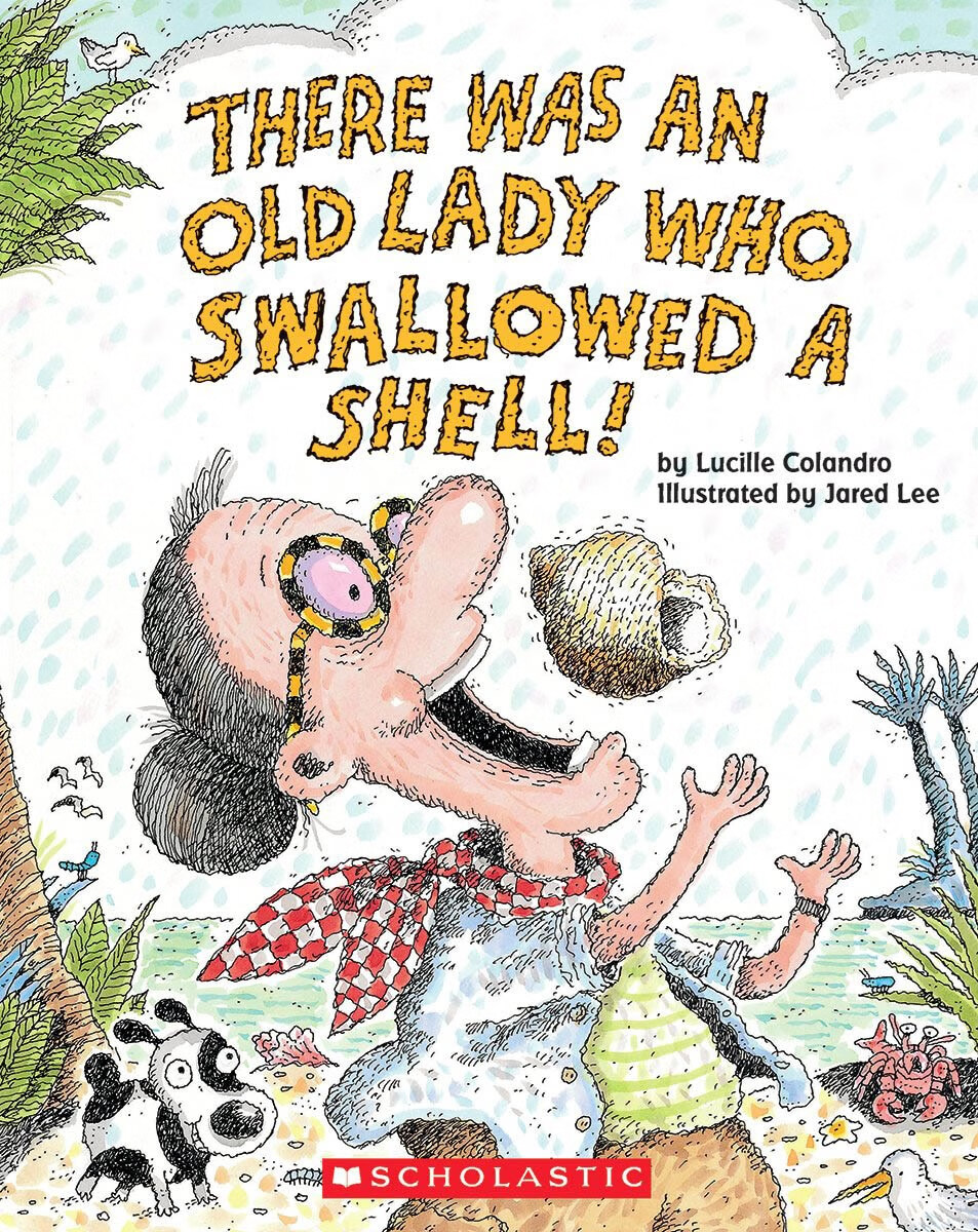 学乐：从前有个老奶奶吞贝壳！There Was an Old Lady Who Swallowed a Shell! 进口故事书