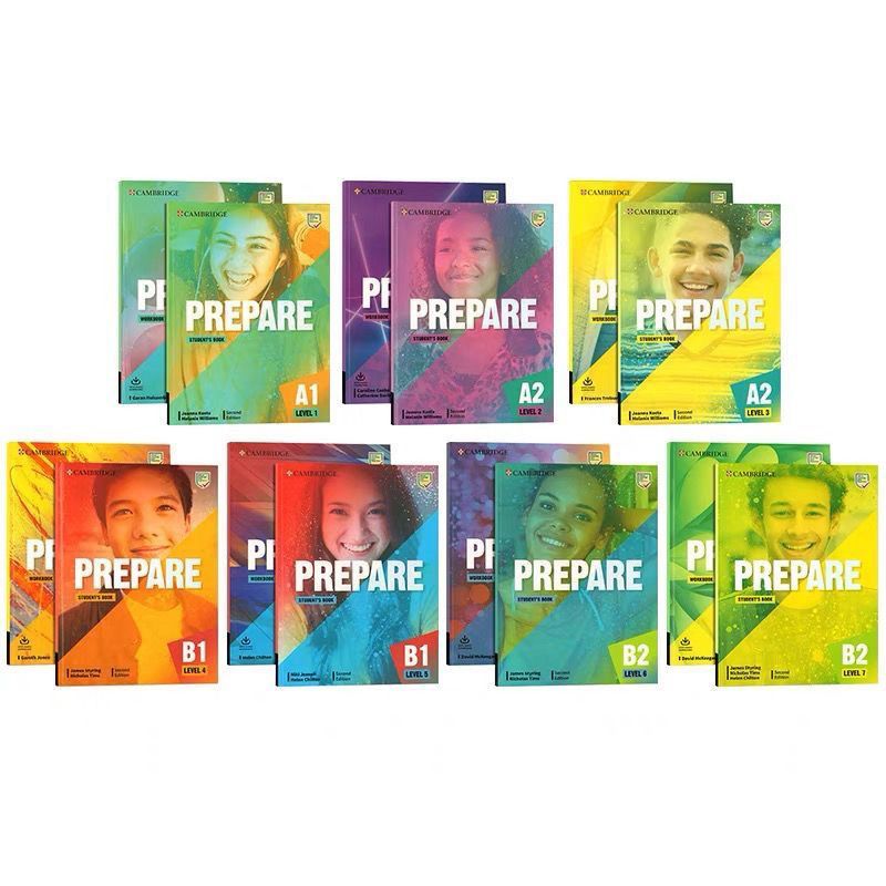 S剑桥英语考试KET备考教材Prepare A1/A2/B1/B2级别学生课本练习 课本