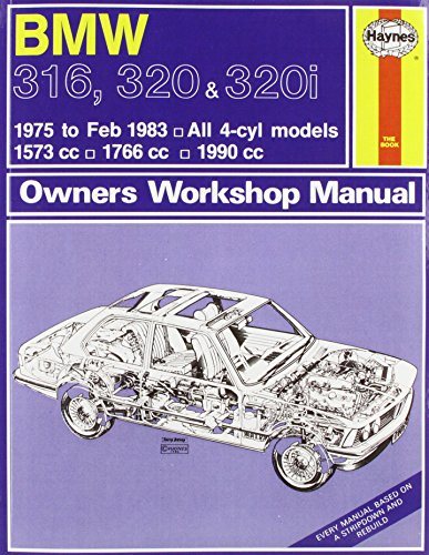BMW 316, 320 & 320i (4-cyl)(75 - Feb 83) Haynes Repair Manual