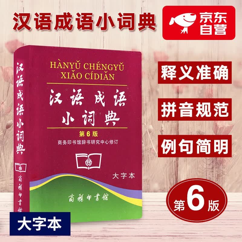 汉语成语小词典第6版大字本 成语故事教材教辅 小学1-6年级语文课外阅读作文新华字典常备工具书 商务印书馆 可搭现代汉语词典第7版2023年牛津高阶英汉双解词典第10版古汉语常用字5版