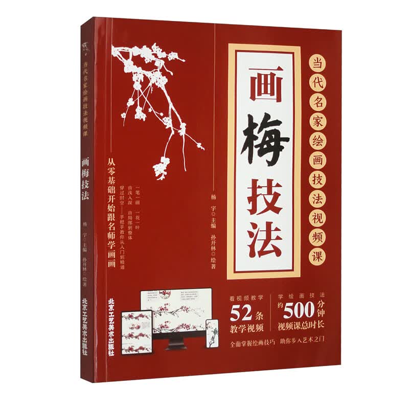 当代名家绘画技法视频课 画梅技法