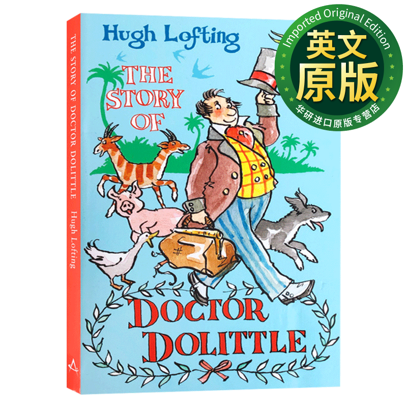 怪医杜立德的故事 英文原版 The Story of Dr Dolittle 动物语言的医生 英文版