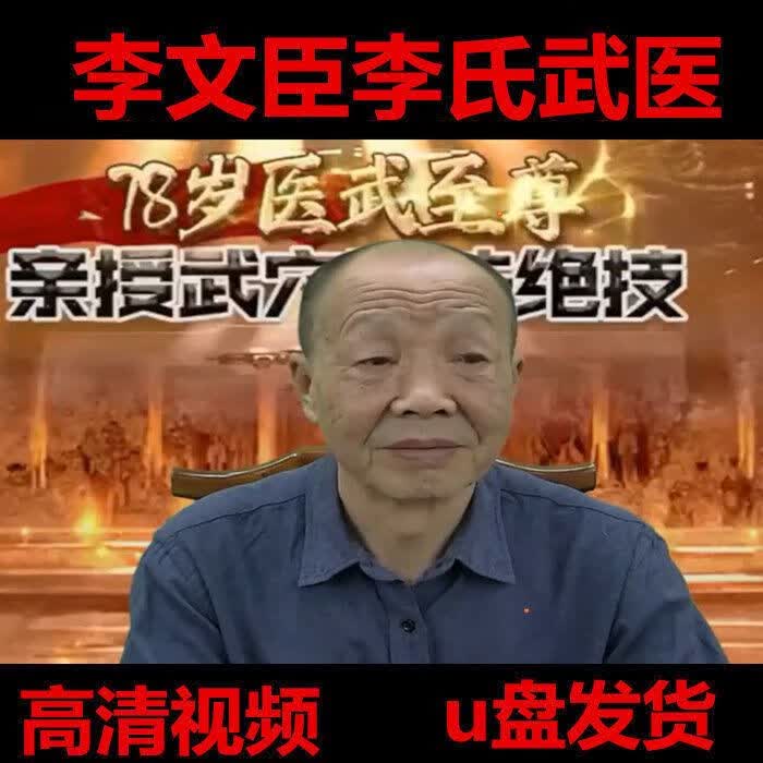 北京御珍堂李文臣李氏武医u盘弟子班高级班视频课程优盘 一招治痛教程u盘（一集视频））