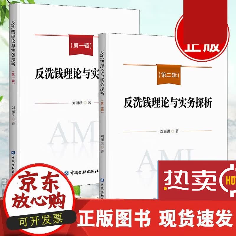【全2册】反洗钱理论与实务探析辑第二辑刘丽洪编著反洗钱风险自评估实践实用手册金融机构全面风险管理理论