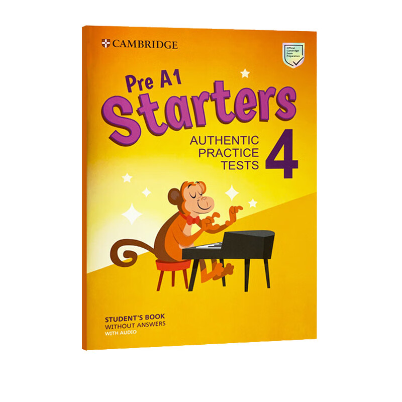 新版剑桥yle真题集考试剑桥少儿英语一级考试教材 Cambridge english Pre A1 Starters 4 全真备考资料书