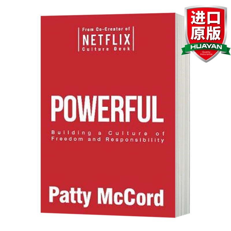 英文原版 奈飞文化手册 Powerful Patty McCord 企业管理类书 帕蒂麦考德颠覆之作