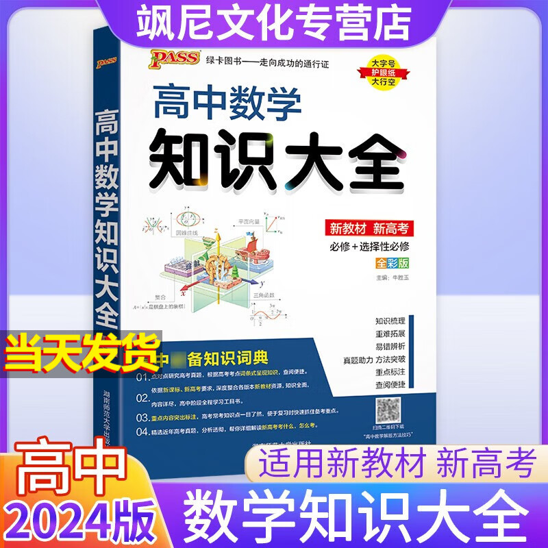 【新教材版】2024高中知识大全 高中数学知识大全 新高考版