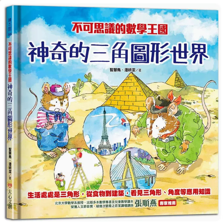台版 不可思议的数学王国 神奇的三角图形世界 大心文创 智慧鸟 用对学习方法掌握未来优势潜能开发儿童书籍 .