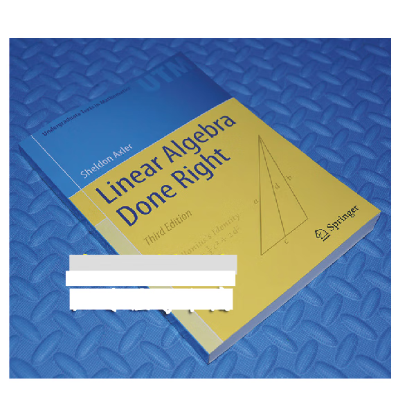 彩色纸质Linear Algebra Done Right