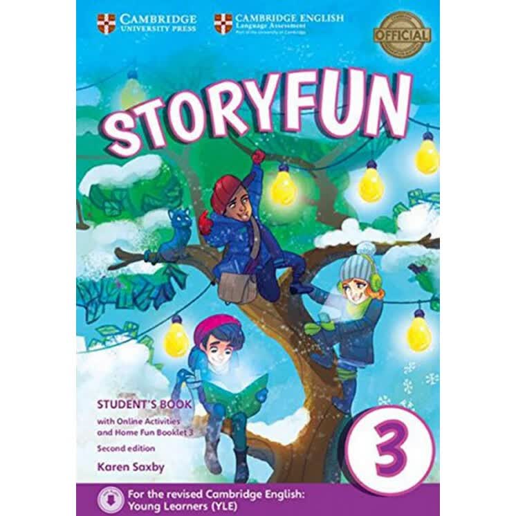 剑桥少儿英语YLE教材Storyfun1/2/3/4/5/6 课本+练习册送音频视频 storyfun3+home3