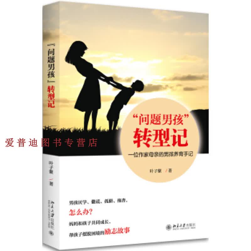 问题男孩转型记 一位作家母亲的男孩养育手记 叶子紫【，放心购买】