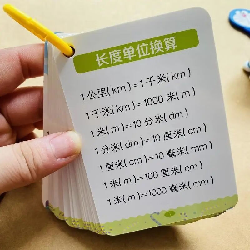 小学数学考点及所有公式大全一至六年级知识点汇总挂图记忆手卡片 小学数学公式大全记忆卡