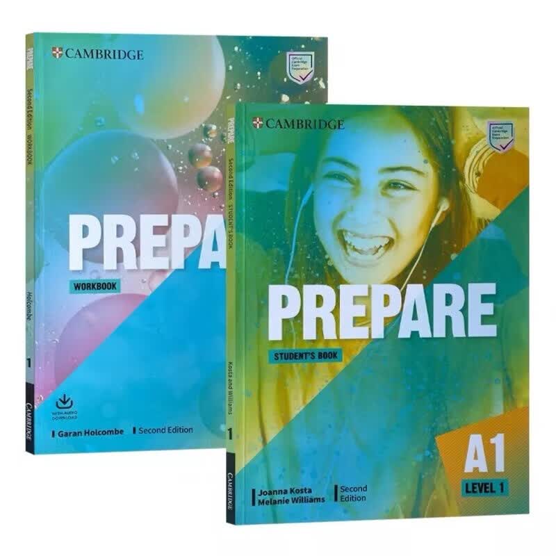 剑桥英语考试KET备考教材Prepare A1/A2/B1/B2级别学生 课本练习册 level2