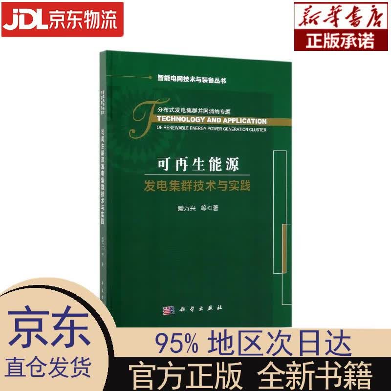 可再生能源发电集群技术与实践 盛万兴等 著 科学出版社