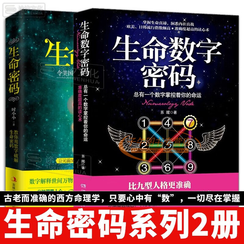 生命密码系列2册 生命数字密码+生命密码 全2册 标准