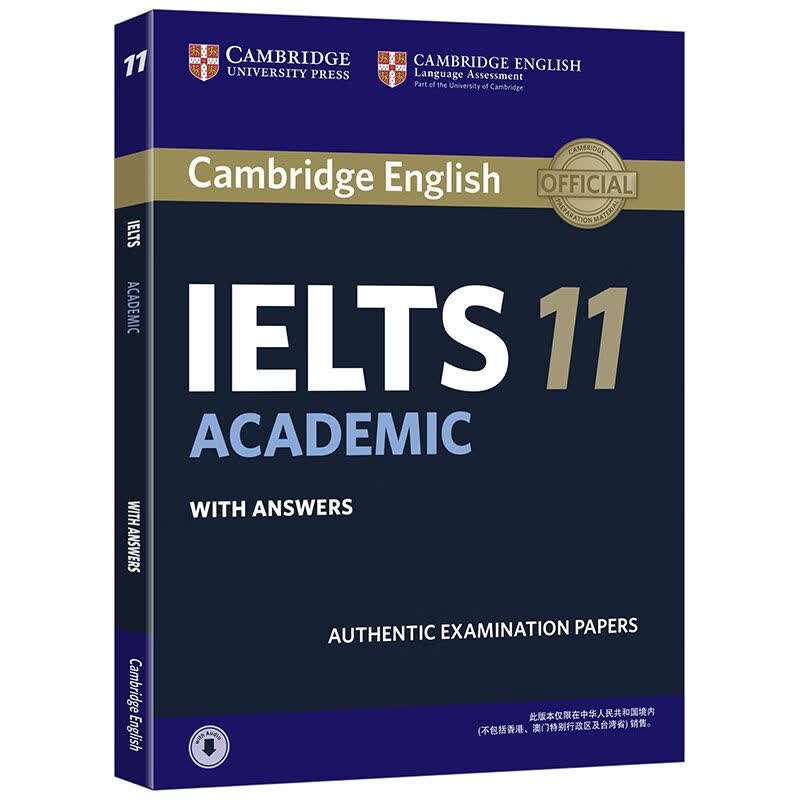 图书 剑桥雅思官方真题集11 学术类 IELTS 11 ACADEMIC