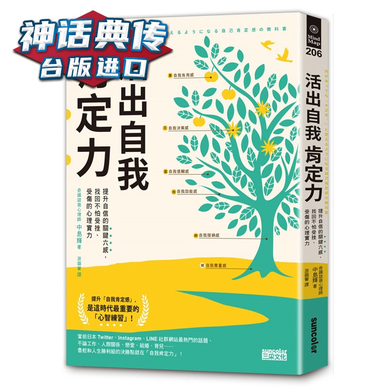 活出自我肯定力：提升自信的关键六感 找回不怕受挫 受伤的心理实力 三采书 中岛辉原台繁体中