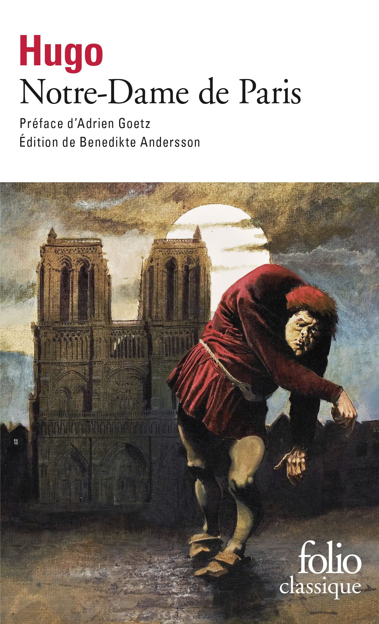 法语原版 巴黎圣母院/钟楼怪人 Folio完整版 维克多·雨果 Notre-Dame de Paris Victor Hugo 法国经典文学 卡西莫多埃斯梅拉达