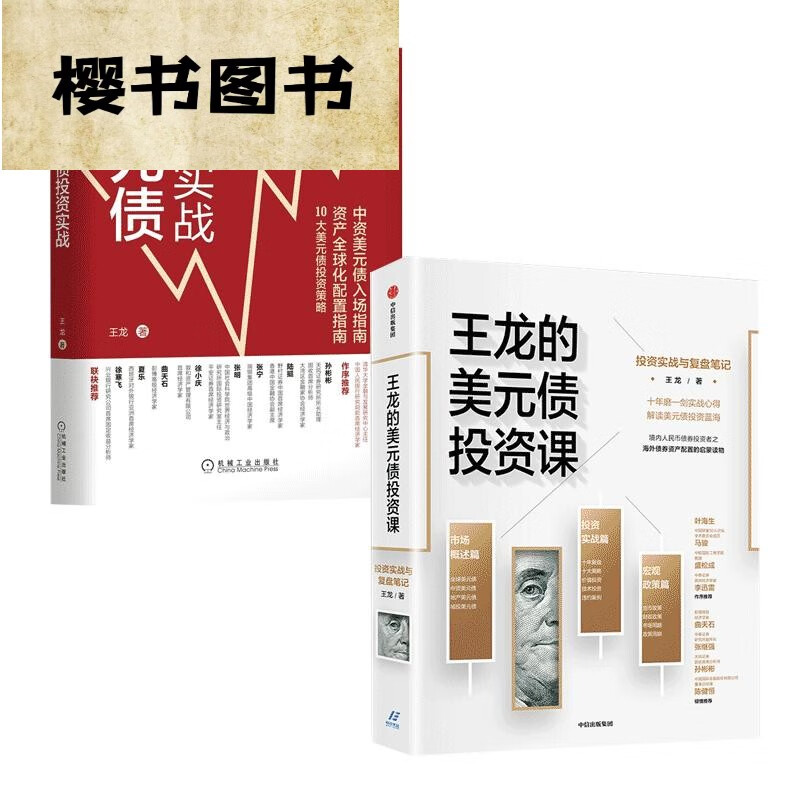 王龙讲美债投资课：美债投资实战/王龙的美债投资课 投资实战与复盘笔记 之 套装2册