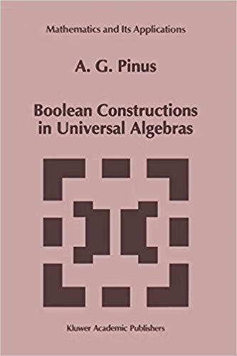 Boolean Constructions in Universal Algebras