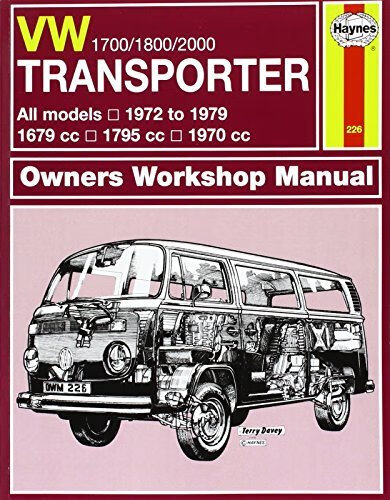 VW Transporter 1700, 1800 & 2000 (72 - 79) Haynes Repair Manual