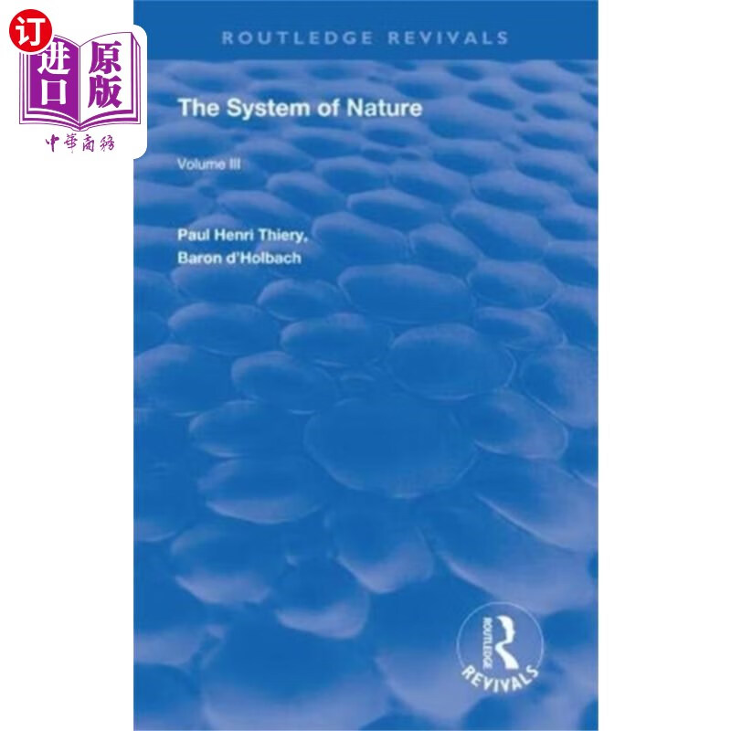 海外直订System of Nature 自然系统