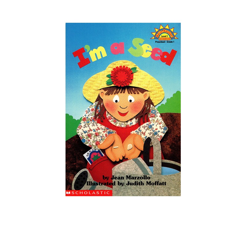英文原版绘本 I Am a Seed 我是种子 廖彩杏书单 Scholastic Reader L1 学乐分级科普阅读绘本图画书读物