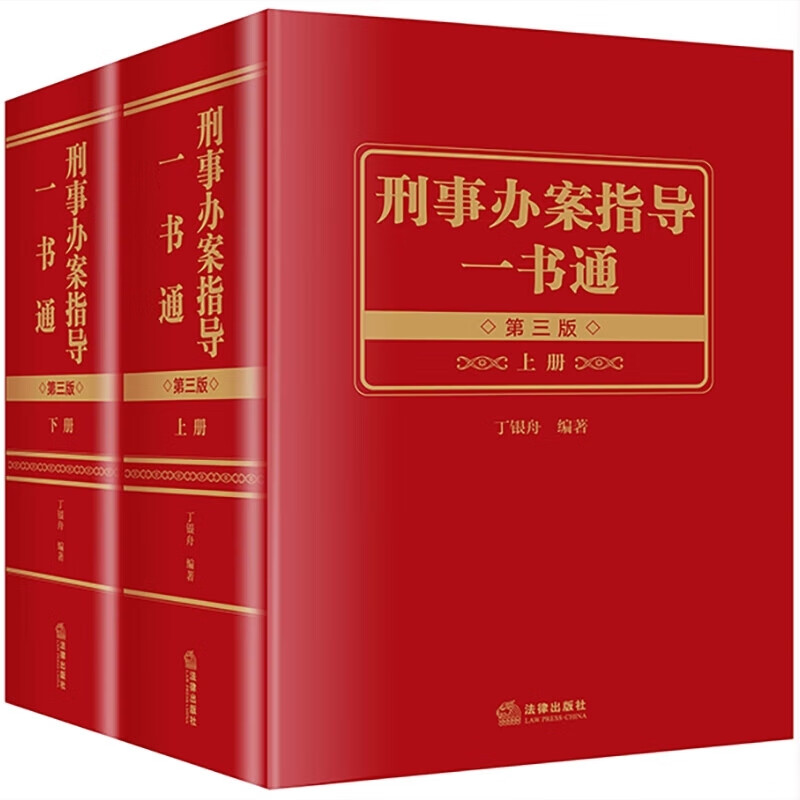 2022新书 刑事办案指导一书通 第三版 上下册 丁银