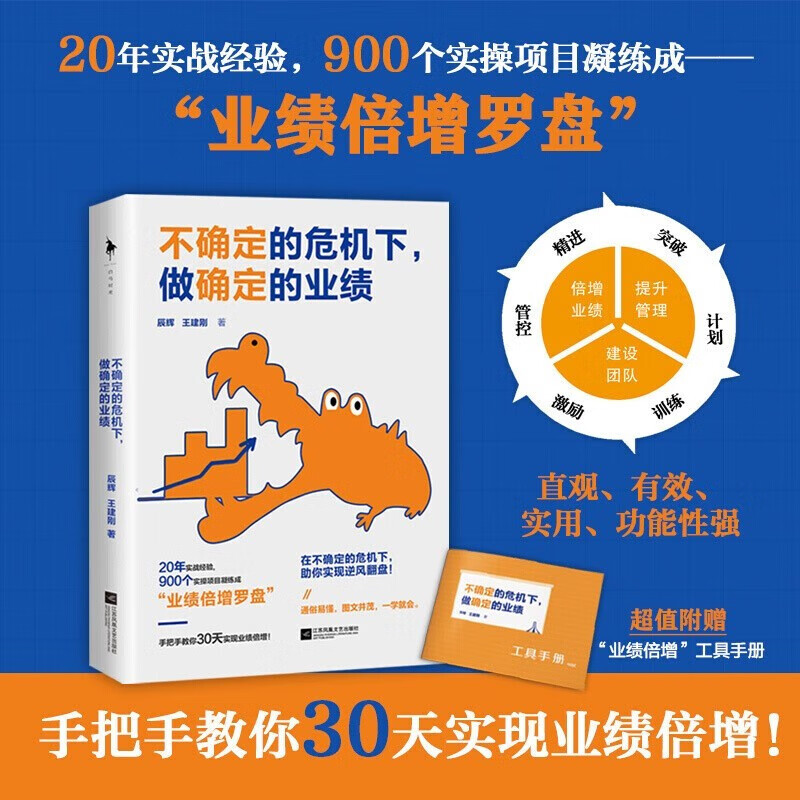 不确定的危机下，做确定的业绩 20年实战经验和900个实操项目的管理顾问 管理书籍 赠