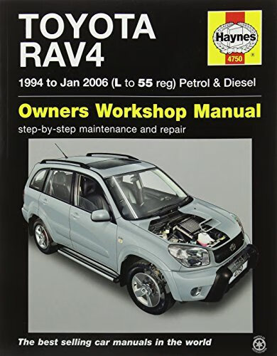 Toyota RAV4 Petrol & Diesel (94 - Jan 06) Haynes Repair Manual