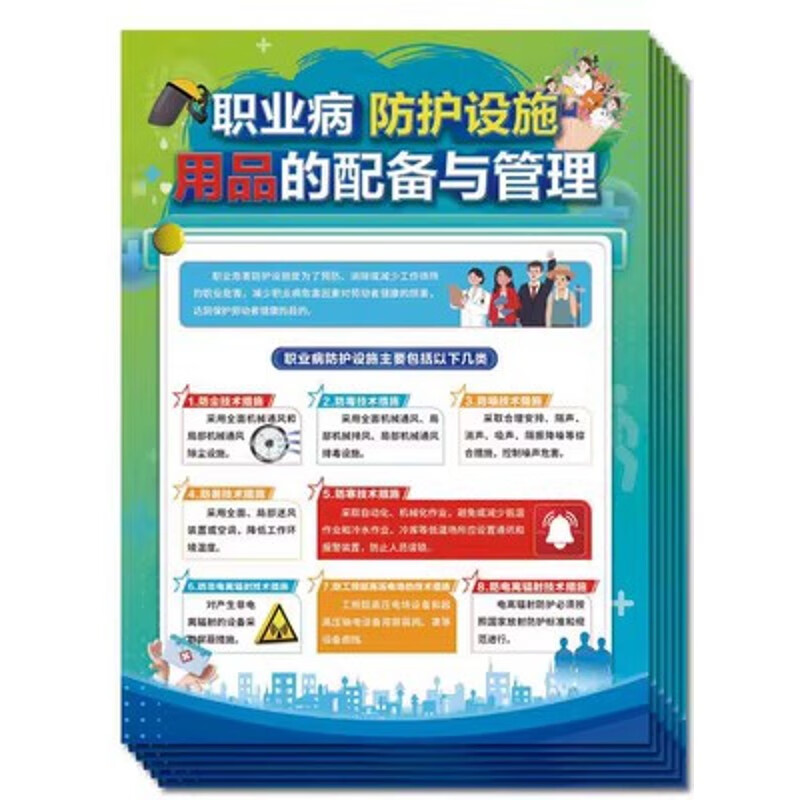 职业病防护设施用品的配备与管理宣传单2023年职业病防治宣100张
